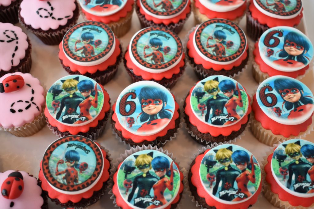 Mini cupcakes Miraculous Ladybug - Make My Cake