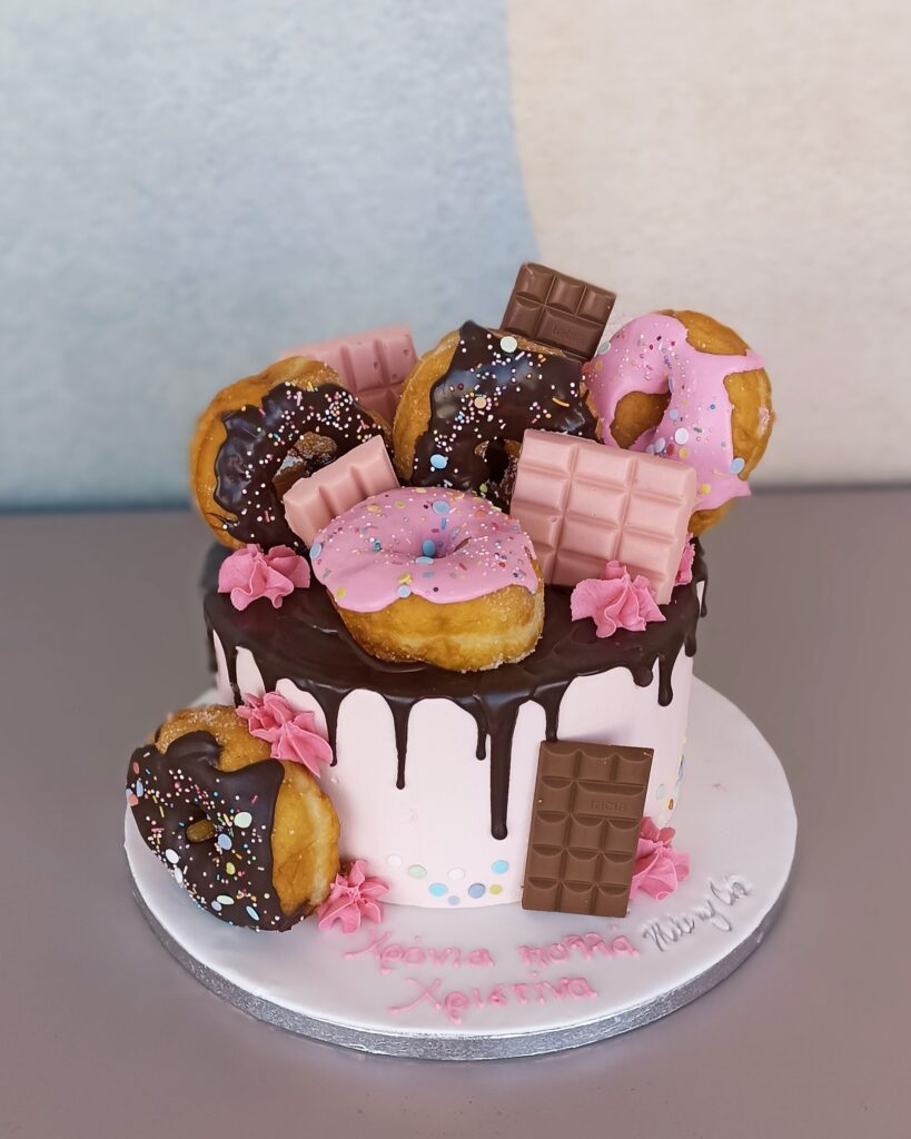Donuts και σοκολάτες - Make My Cake